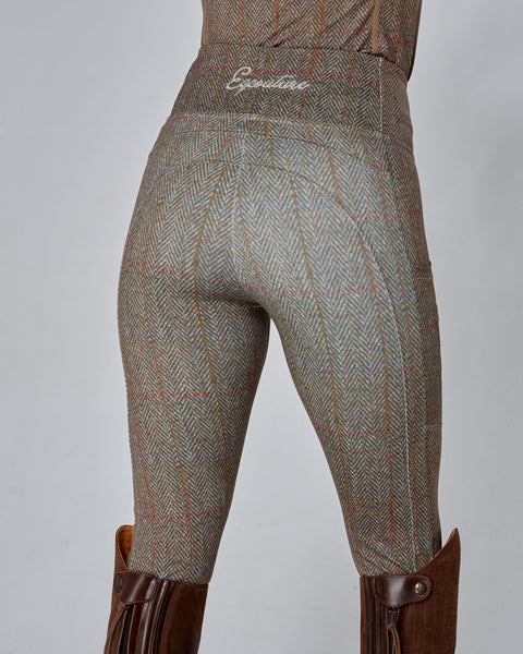 Horse Riding Leggings / Tights / Breeches with phone pockets - TWEED ...